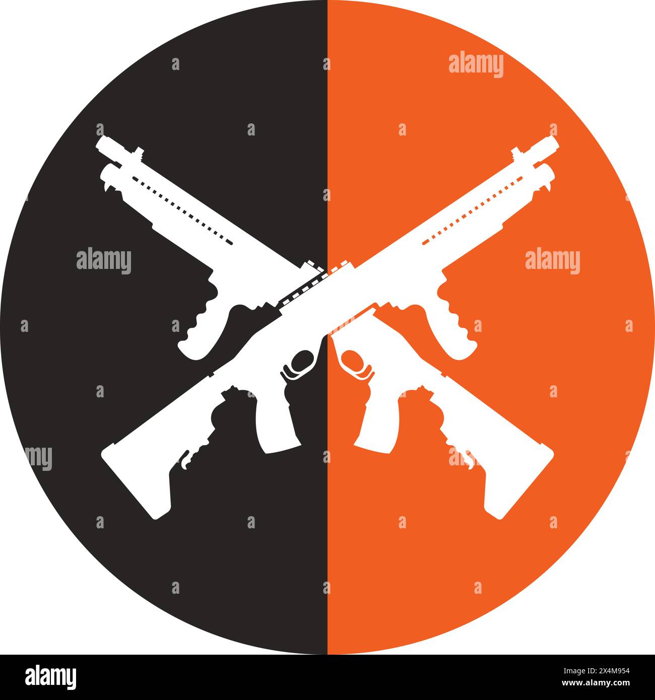 Machine Gun icon vector illustration symbol design Stock Vector Image ...