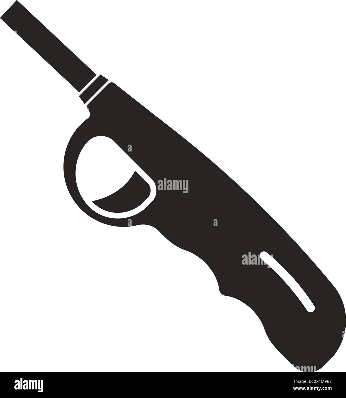 lighter or torch icon vector illustration symbol design Stock Vector ...