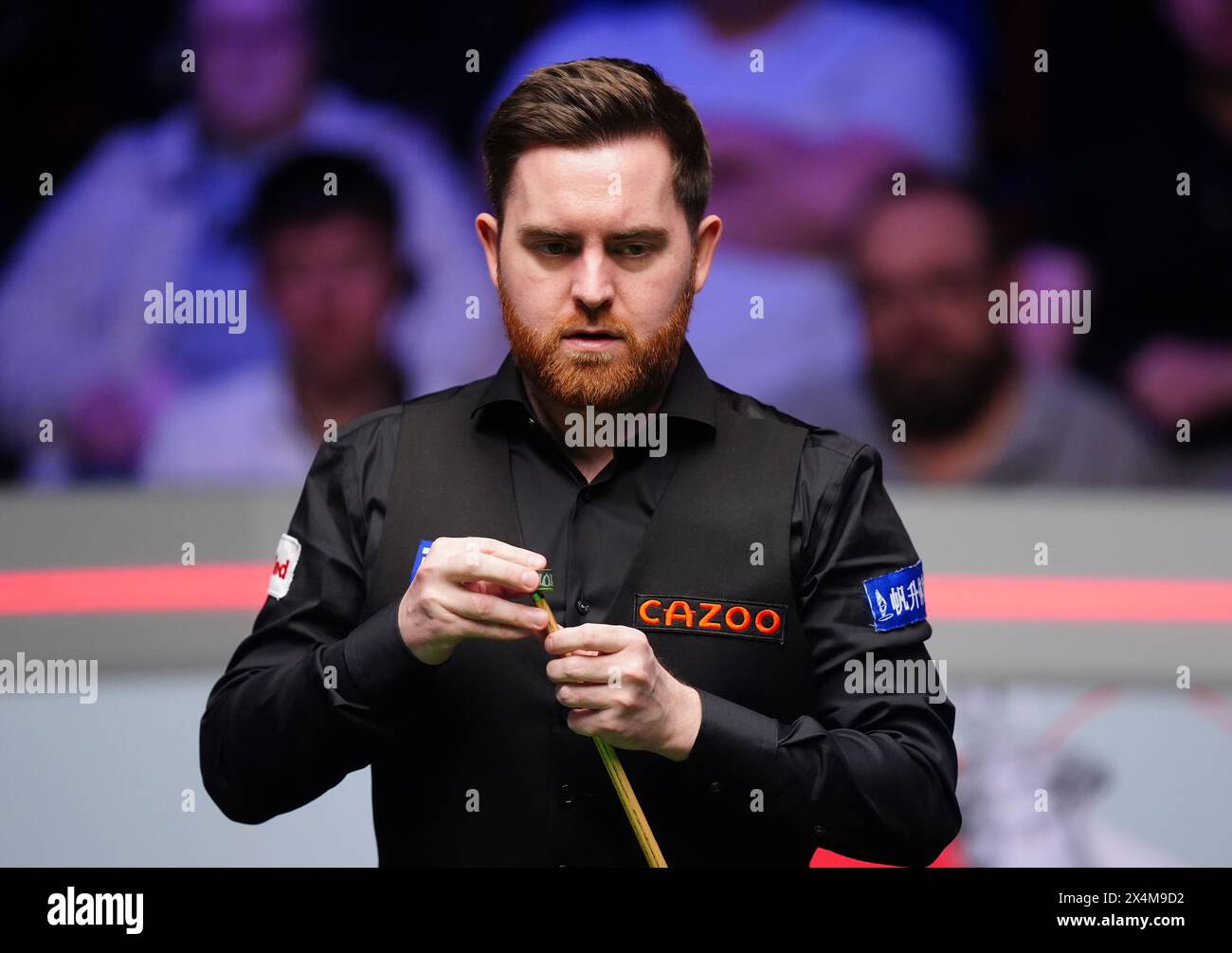 Jak Jones during his semi final match with Stuart Bingham on day ...