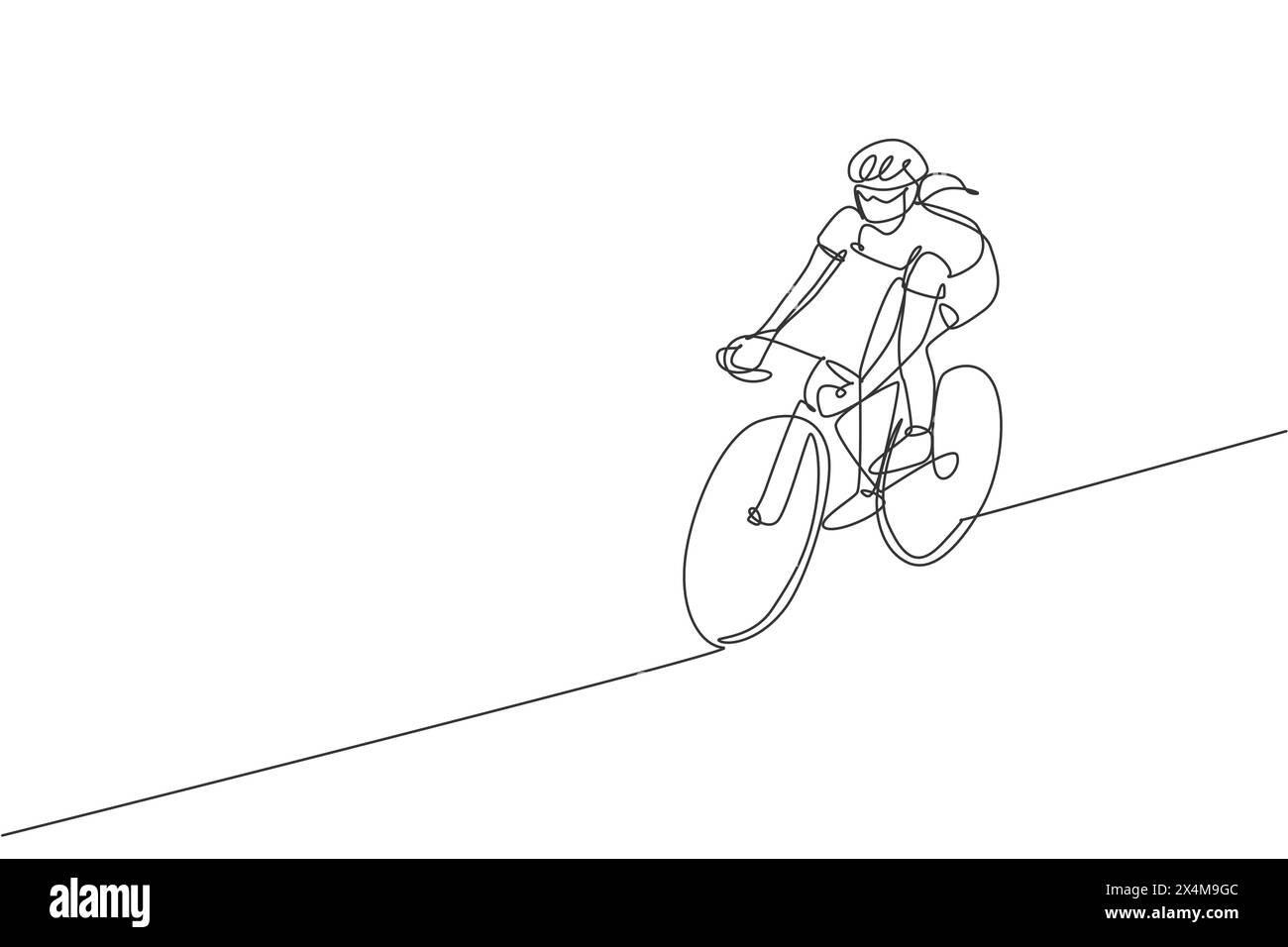 Woman road cyclist Black and White Stock Photos & Images - Alamy