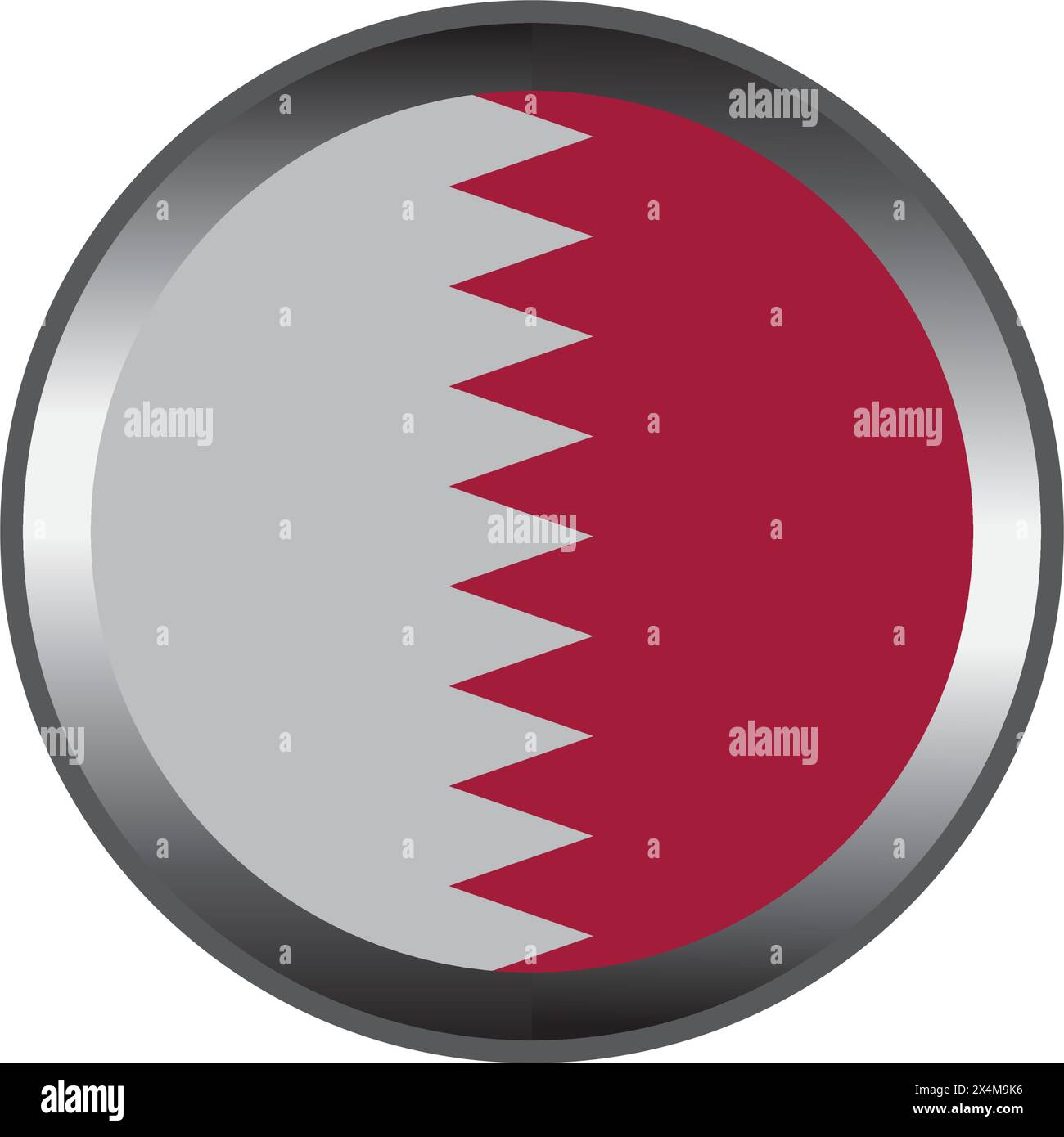 Qatar flag icon vector illustration symbol design Stock Vector Image ...