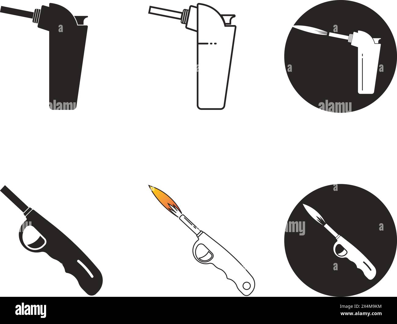 Blow torch kitchen Stock Vector Images - Alamy