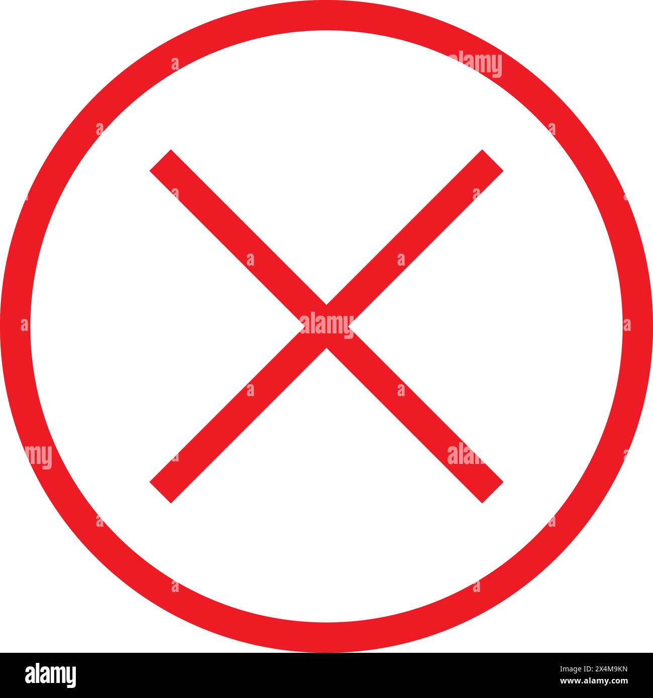 Check cross symbols Stock Vector Images - Alamy