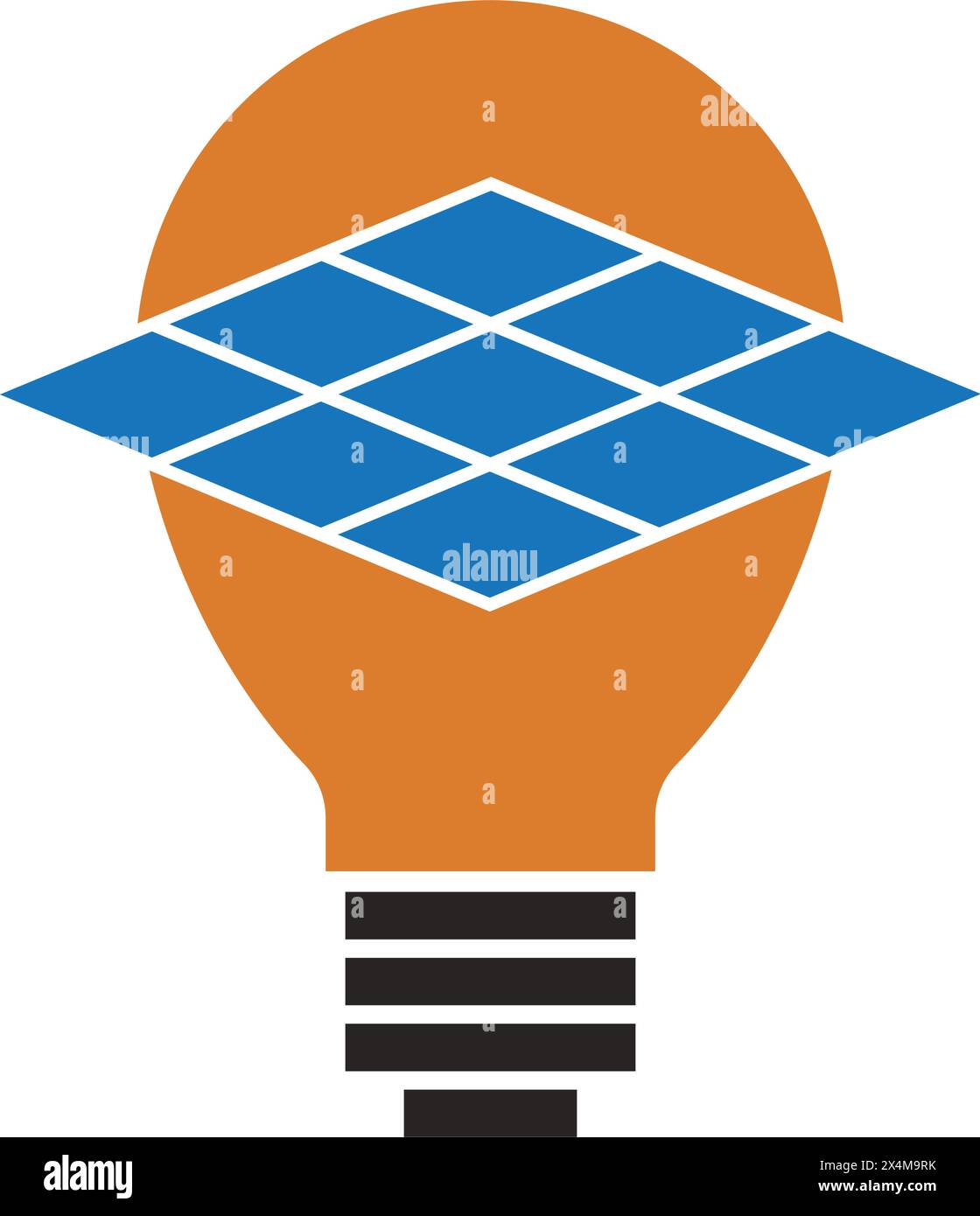 solar light logo vector illustration symbol design Stock Vector Image ...