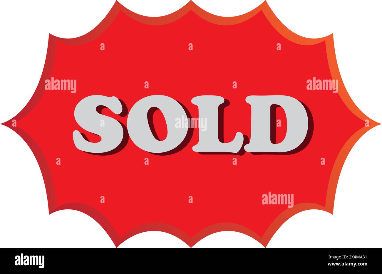 Sold icon vector illustration template design Stock Vector Image & Art ...