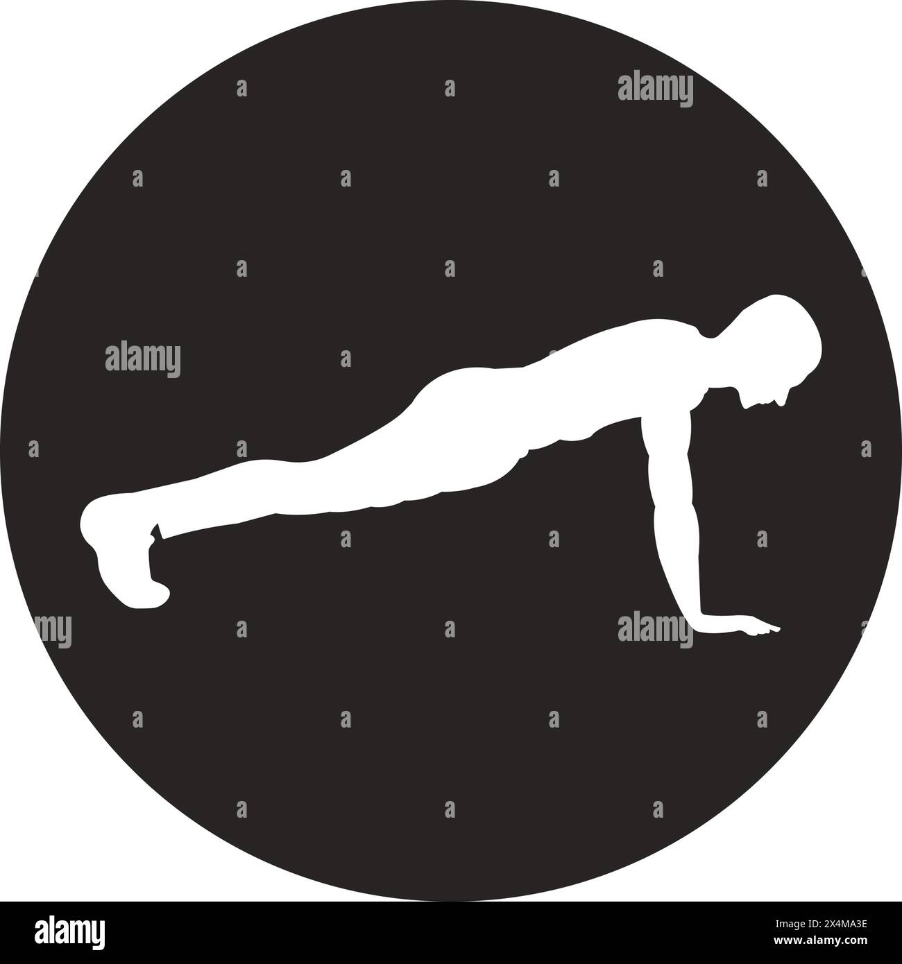 Girl doing exercise icon fitness hi-res stock photography and images ...