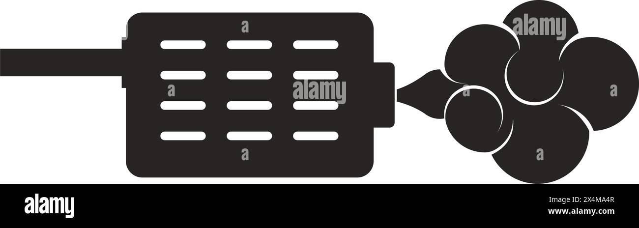 Exhaust vector icon illustration symbol design Stock Vector Image & Art ...