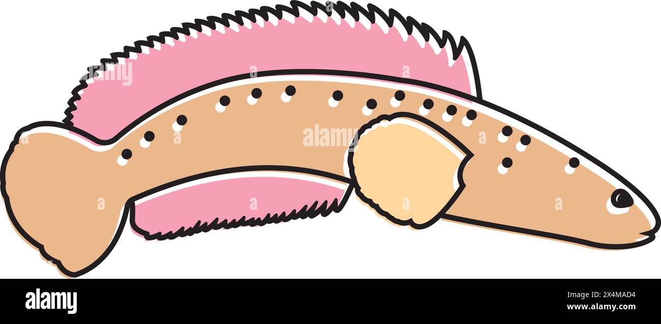 Snakehead Fish simple icon vector illustration symbol design Stock ...