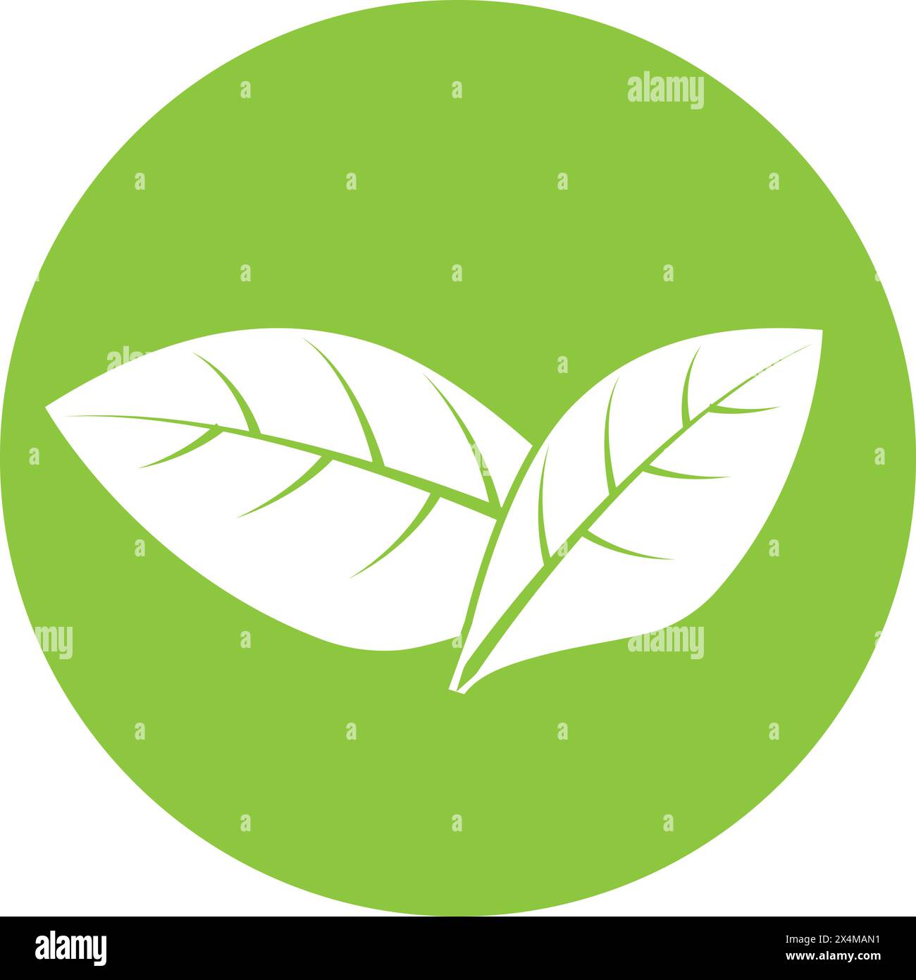 leaf icon vector illustration template design Stock Vector Image & Art ...