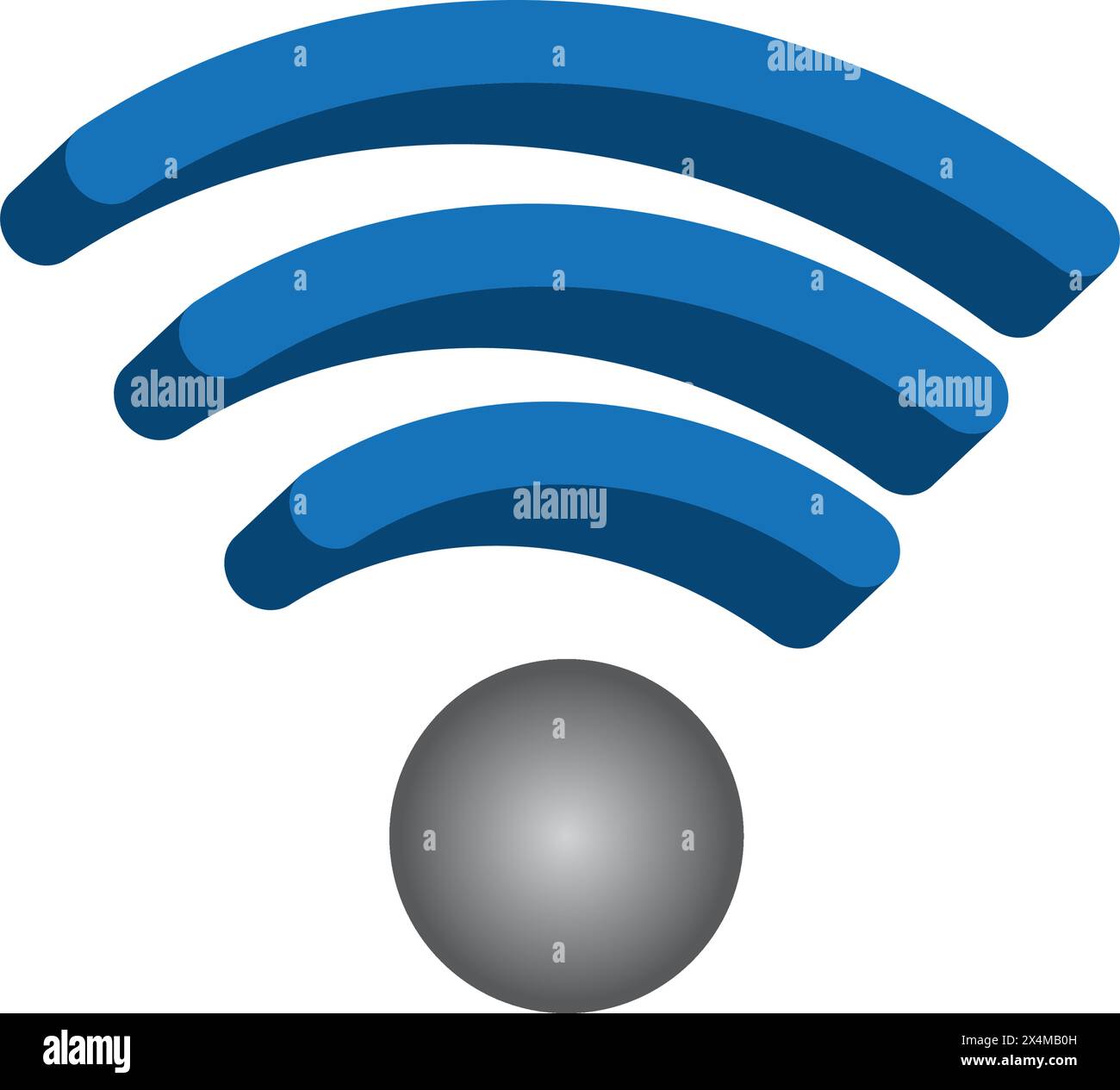 Wi-fi logo vector isolated illustration template design Stock Vector ...