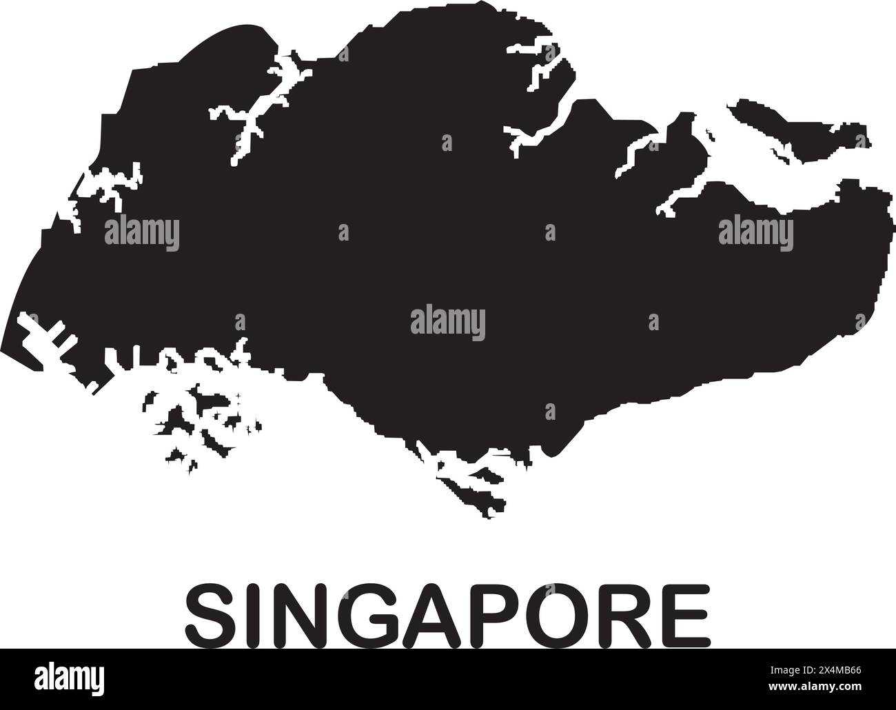 SINGAPORE map logo vector illustration symbol design Stock Vector Image ...