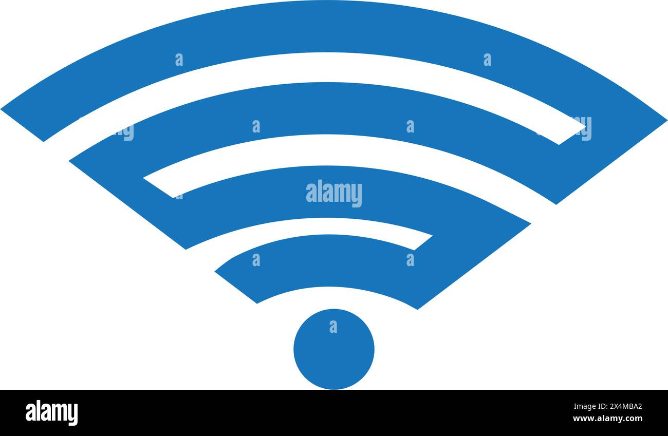 Wi-fi logo vector isolated illustration template design Stock Vector ...