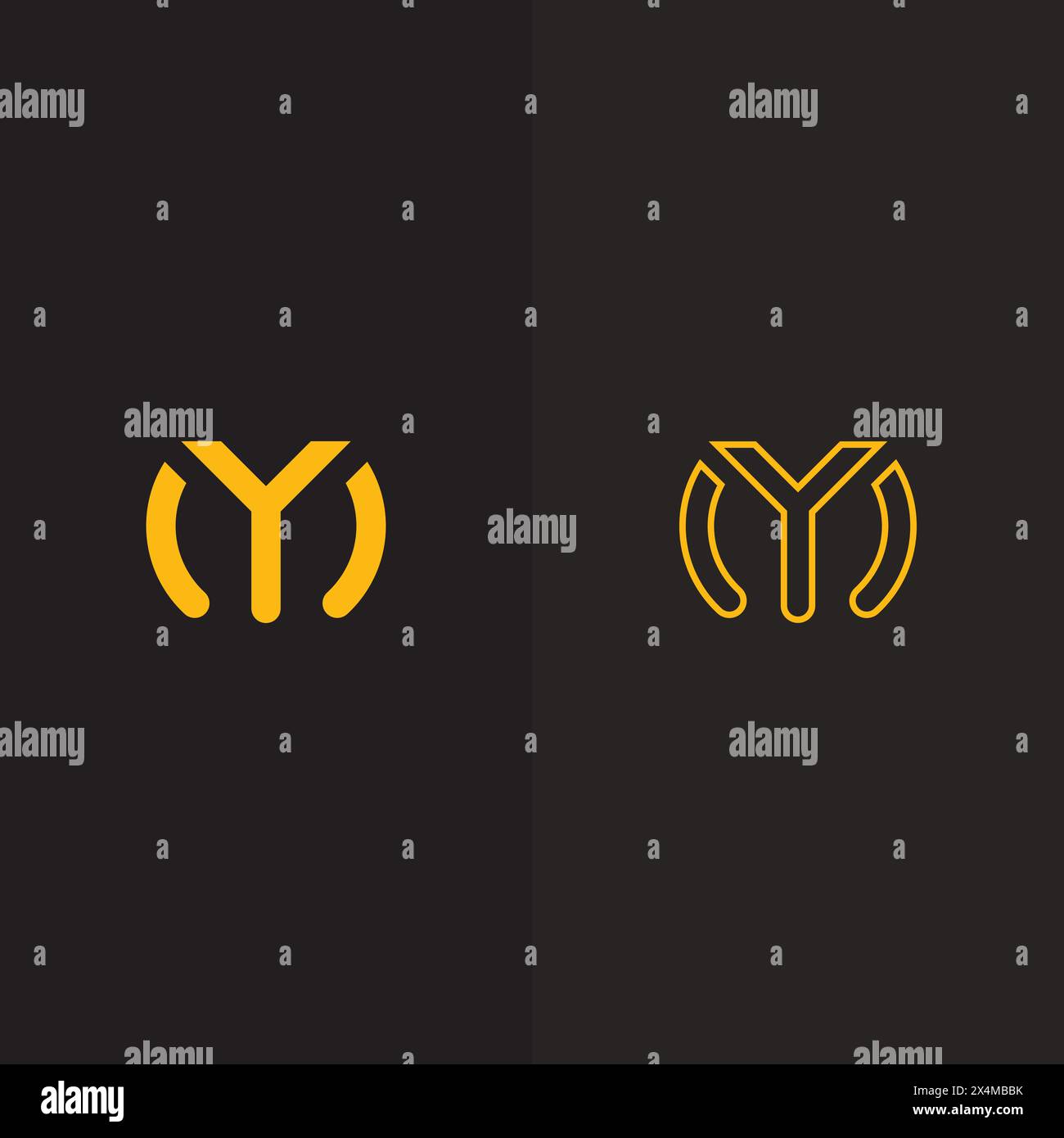 M y letter hi-res stock photography and images - Alamy