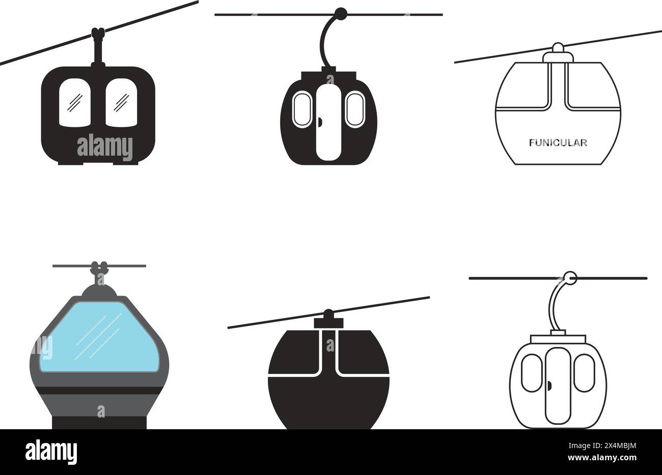 Station of funicular Stock Vector Images - Alamy