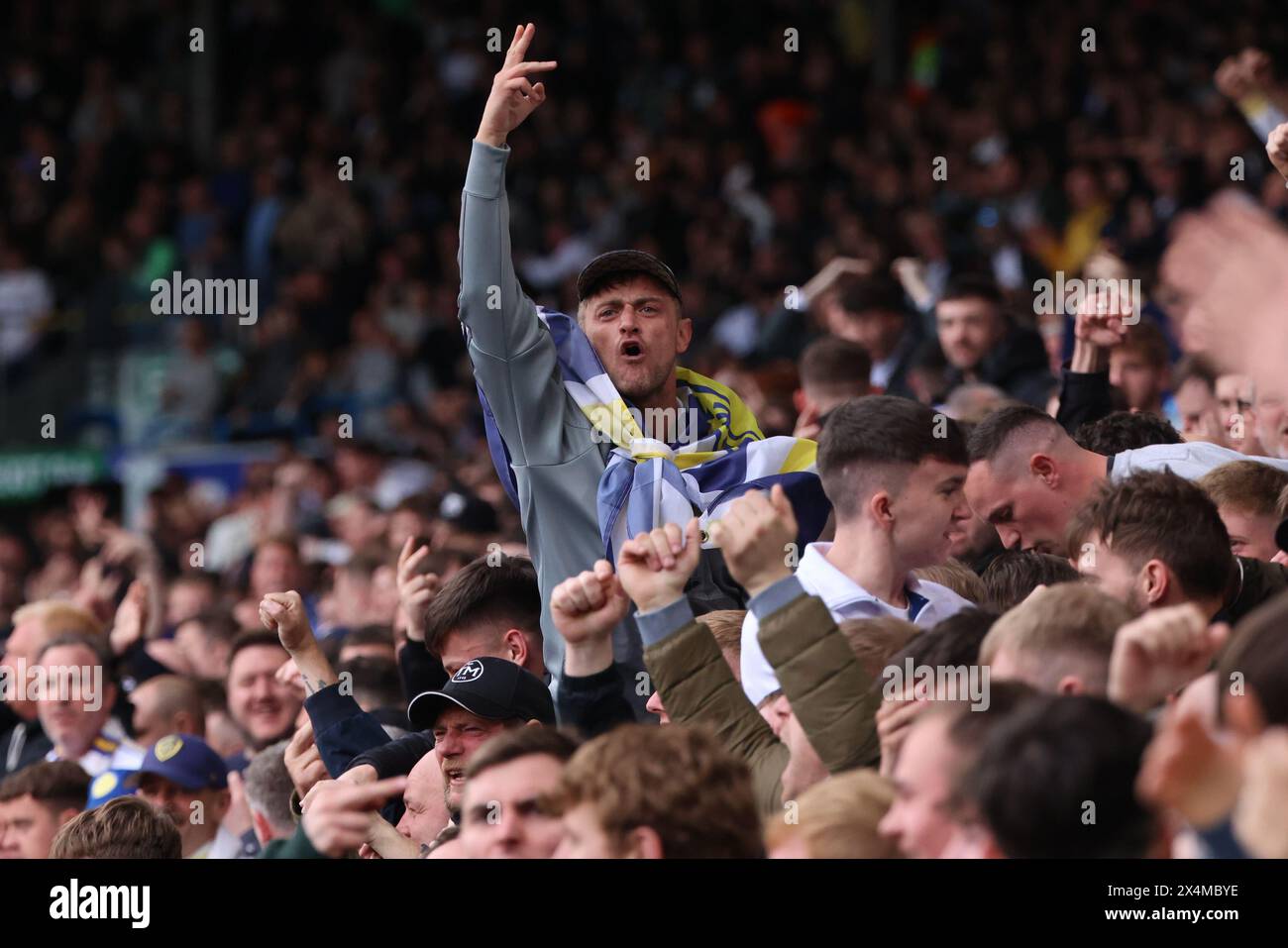 Leeds united celebrate 2024 hi-res stock photography and images - Alamy