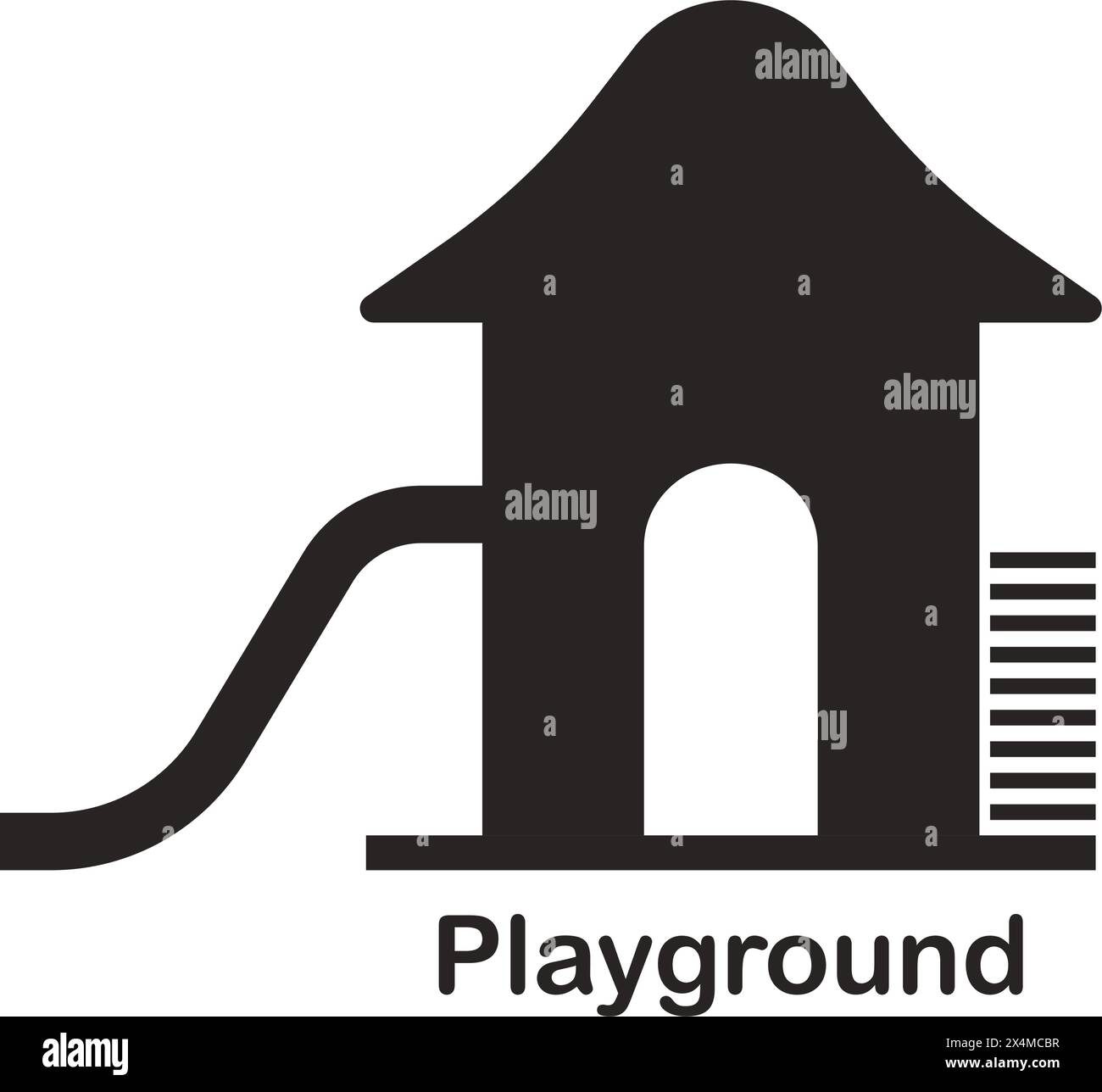 playground icon vector illustration template design Stock Vector Image ...