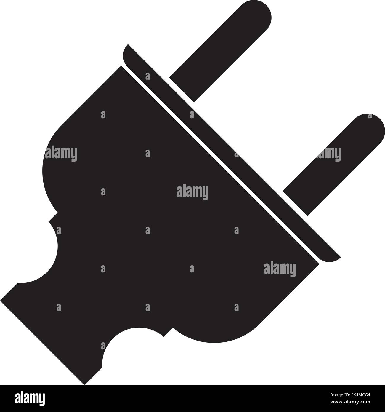 electric plug icon vector illustration logo design Stock Vector Image ...