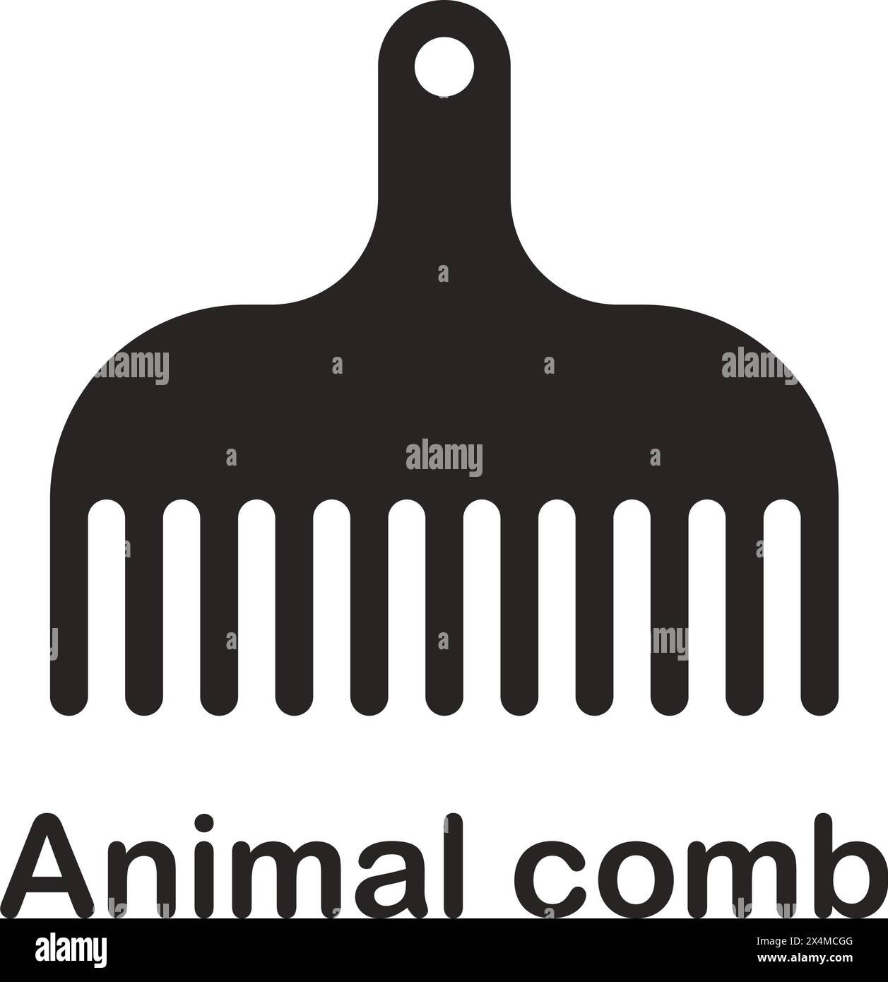 Animal comb icon vector illustration symbol design Stock Vector Image ...