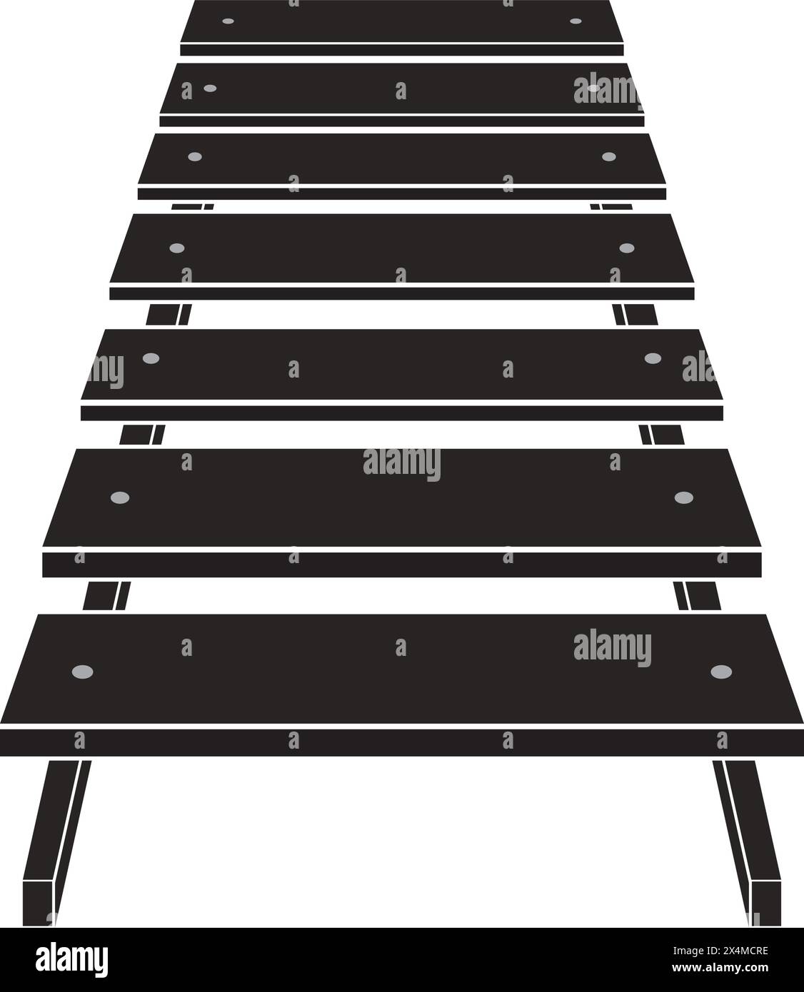 simple bridge icon vector illustration symbol design Stock Vector Image ...