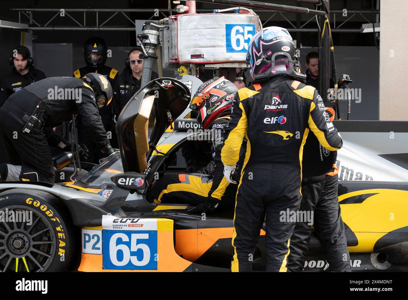 Le Castellet, France, 4 May 2024, #65 Panis Racing (Fra) Oreca 07/Gibson (LMP2) - Manuel ...