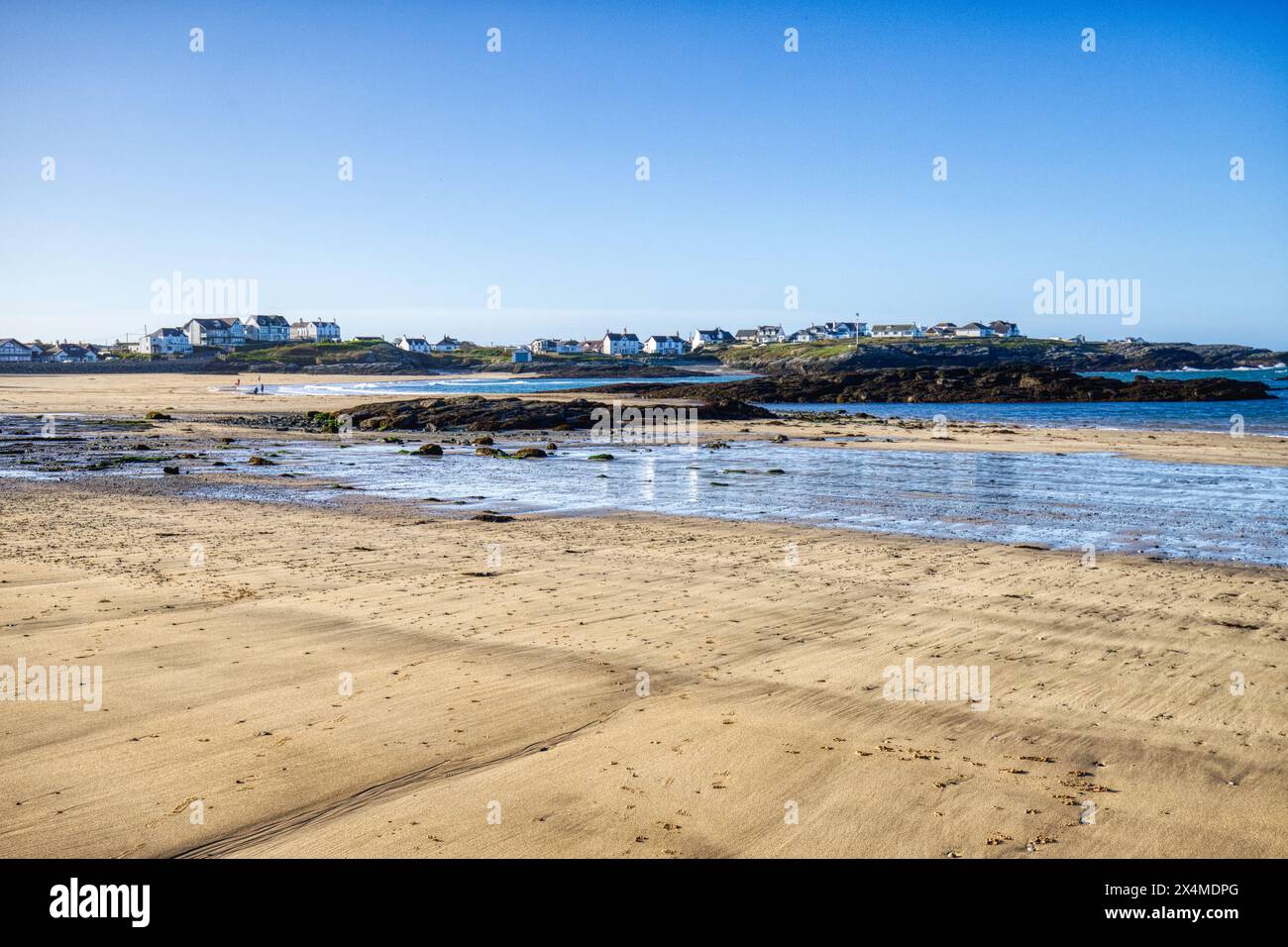 Trearddur Bay, Beach, Anglesey, North Wales, UK Stock Photo - Alamy