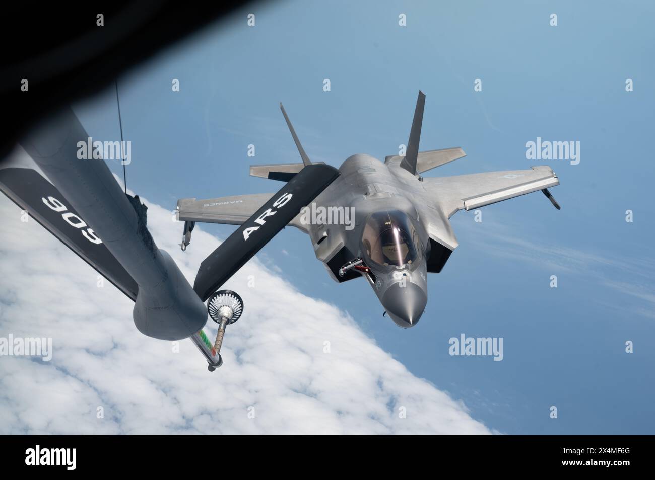 A U.S. Marine Corps F-35B Lightning II assigned to Marine Fighter ...