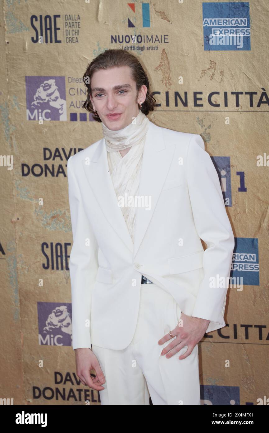Domenico Cuomo attends the red carpet of the David di Donatello 2024 ...