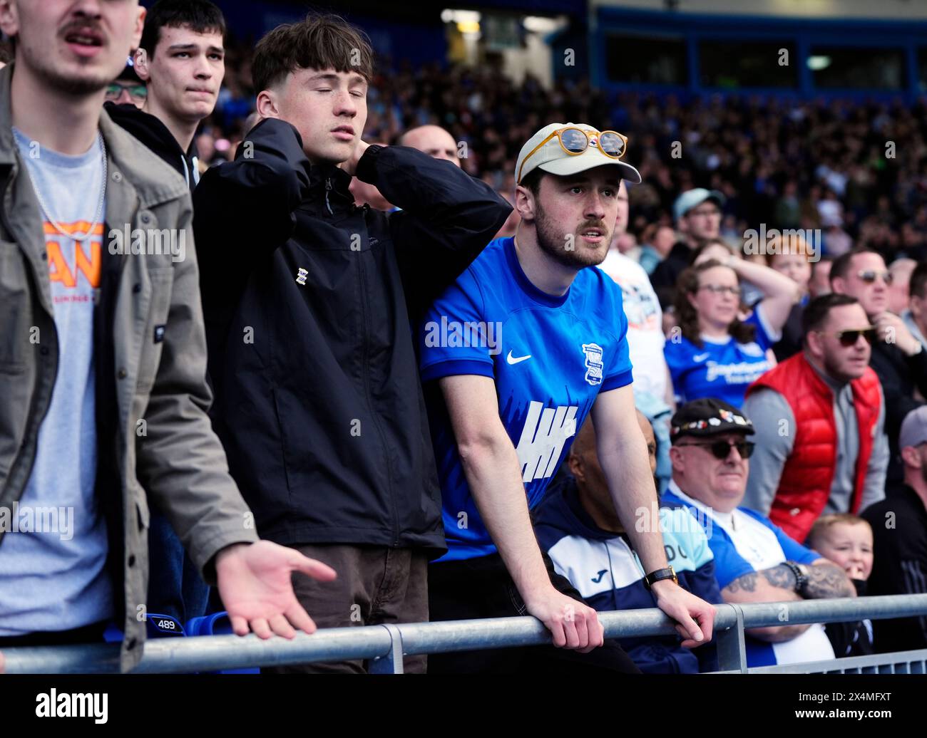 Birmingham City fans during the Sky Bet Championship match at St ...