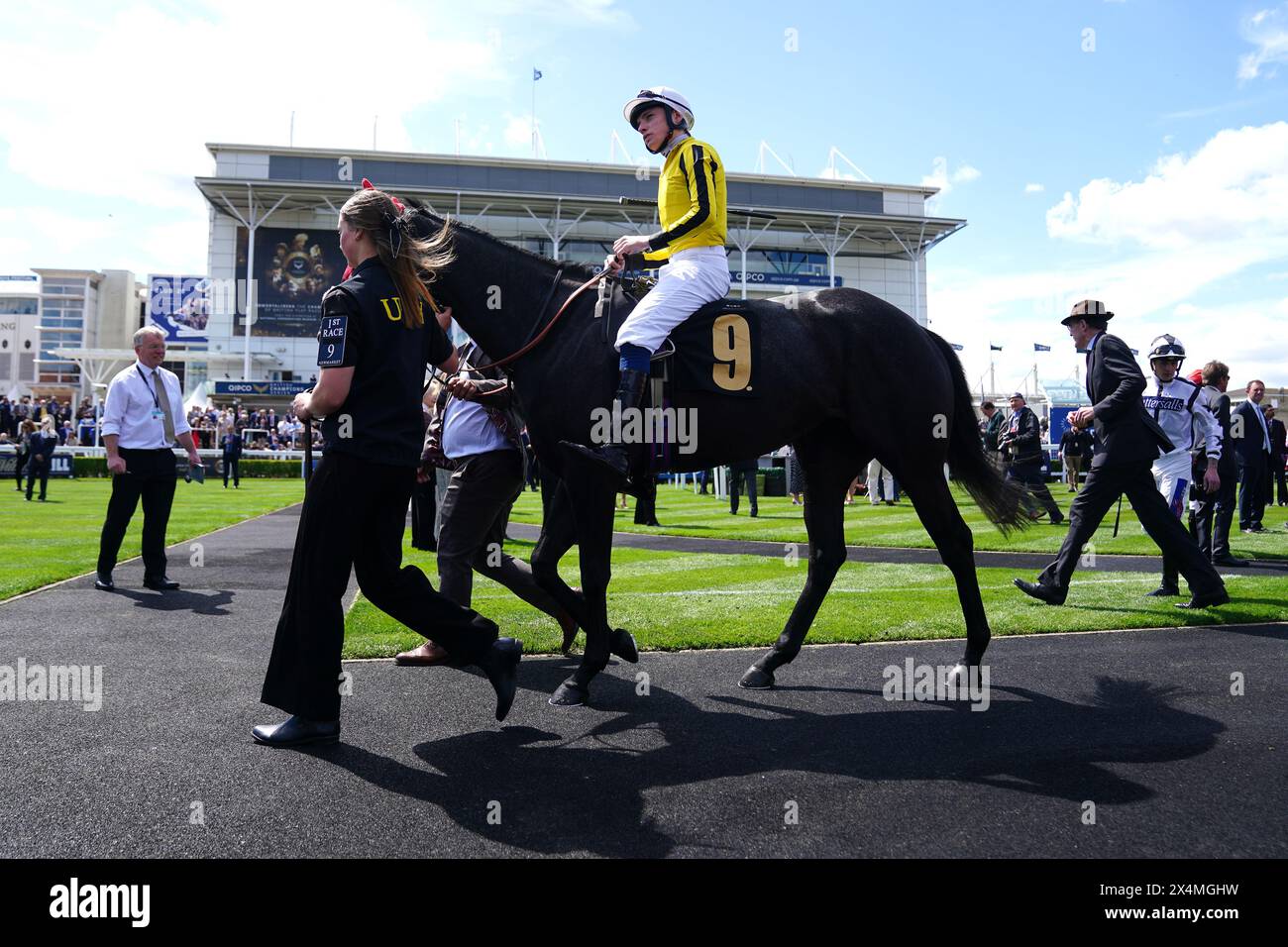 Jockey Callum Shepherd before the William Hill British EBF Ellen ...
