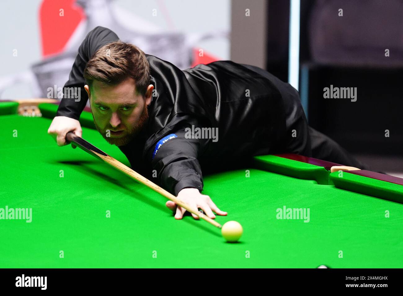 Jak Jones during his semi final match with Stuart Bingham on day ...