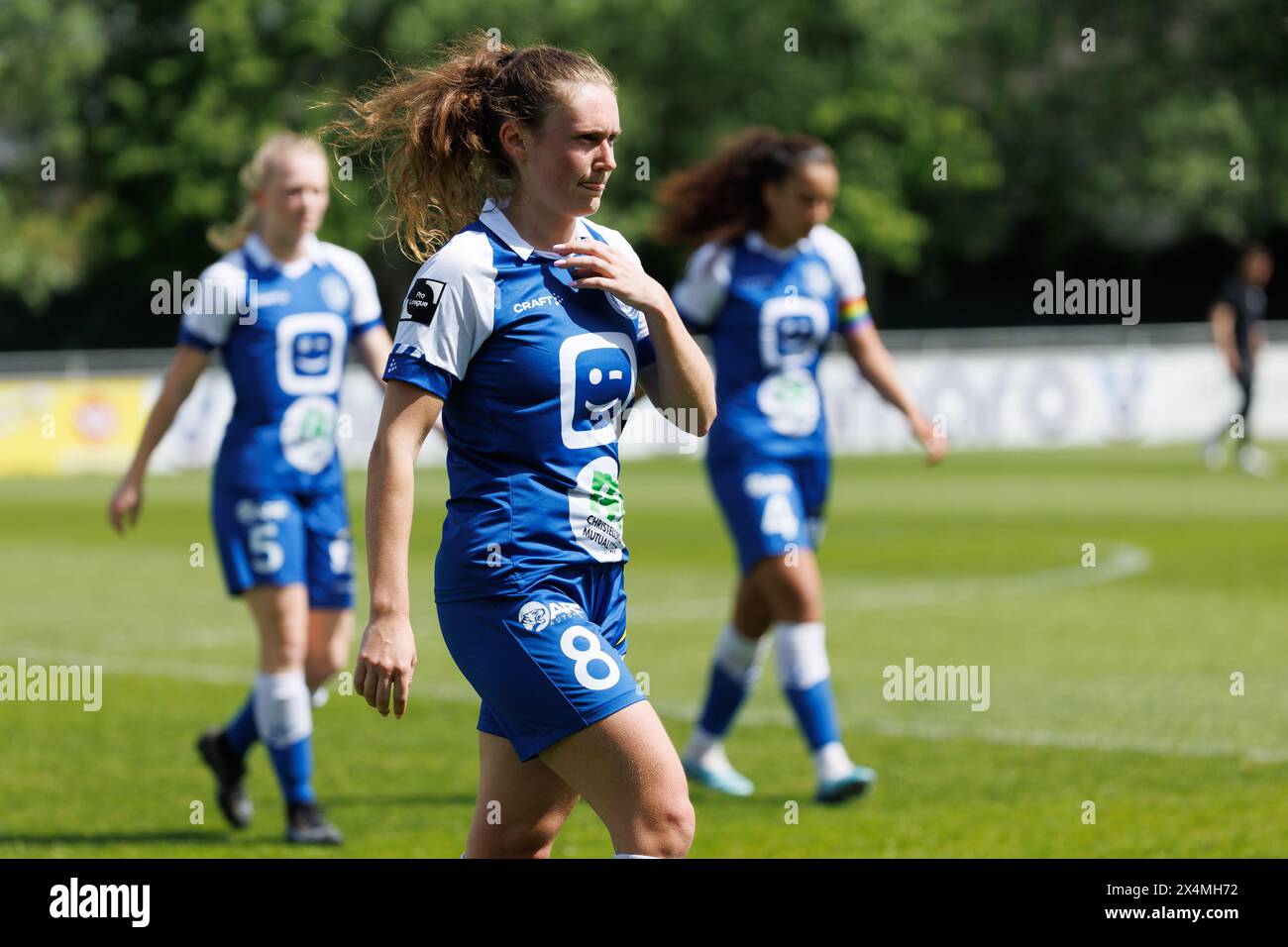 Gent, Belgium. 04th May, 2024. Kaa Gent Ladies's Emma Van Britsom ...