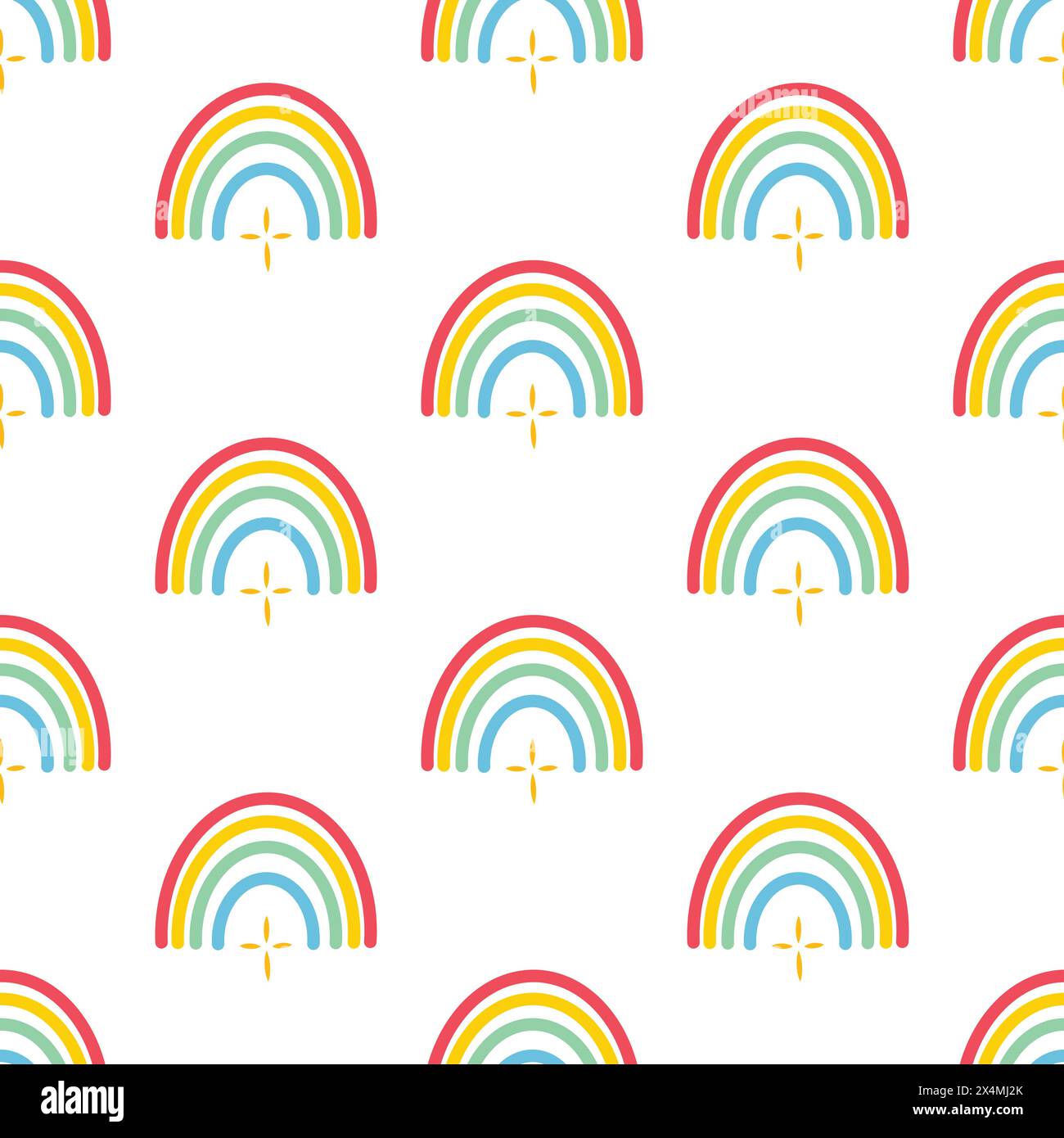 Star rainbow seamless repeat hi-res stock photography and images - Alamy