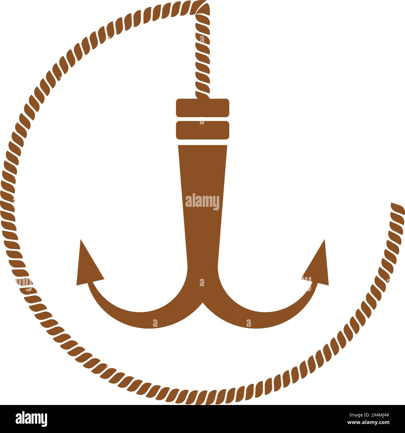 grappling hook icon vector illustration logo design Stock Vector Image ...