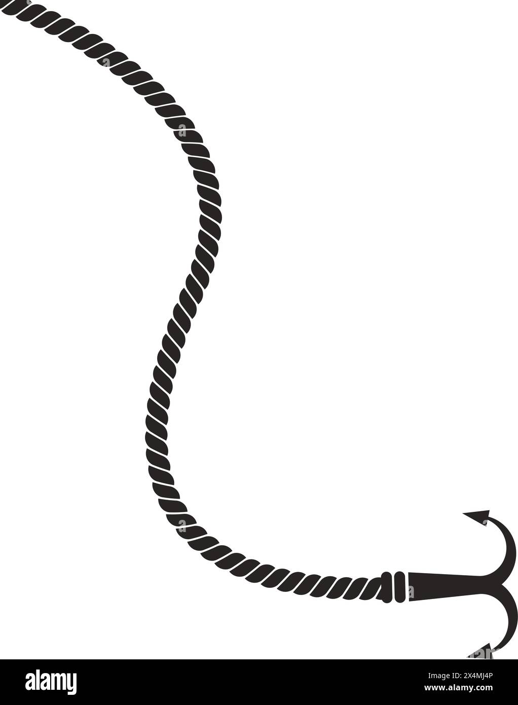 grappling hook icon vector illustration logo design Stock Vector Image ...