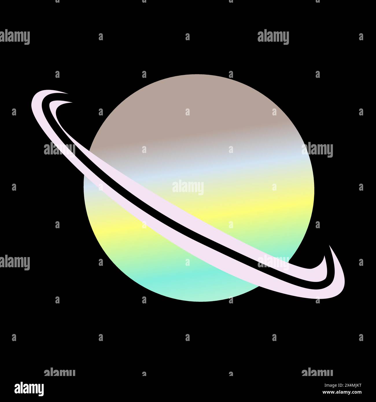 Y2k gradient element, 2000s sticker with hologram, vector futuristic ...
