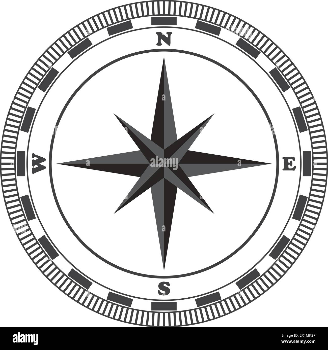 Compass vector icon illustration template design Stock Vector Image ...