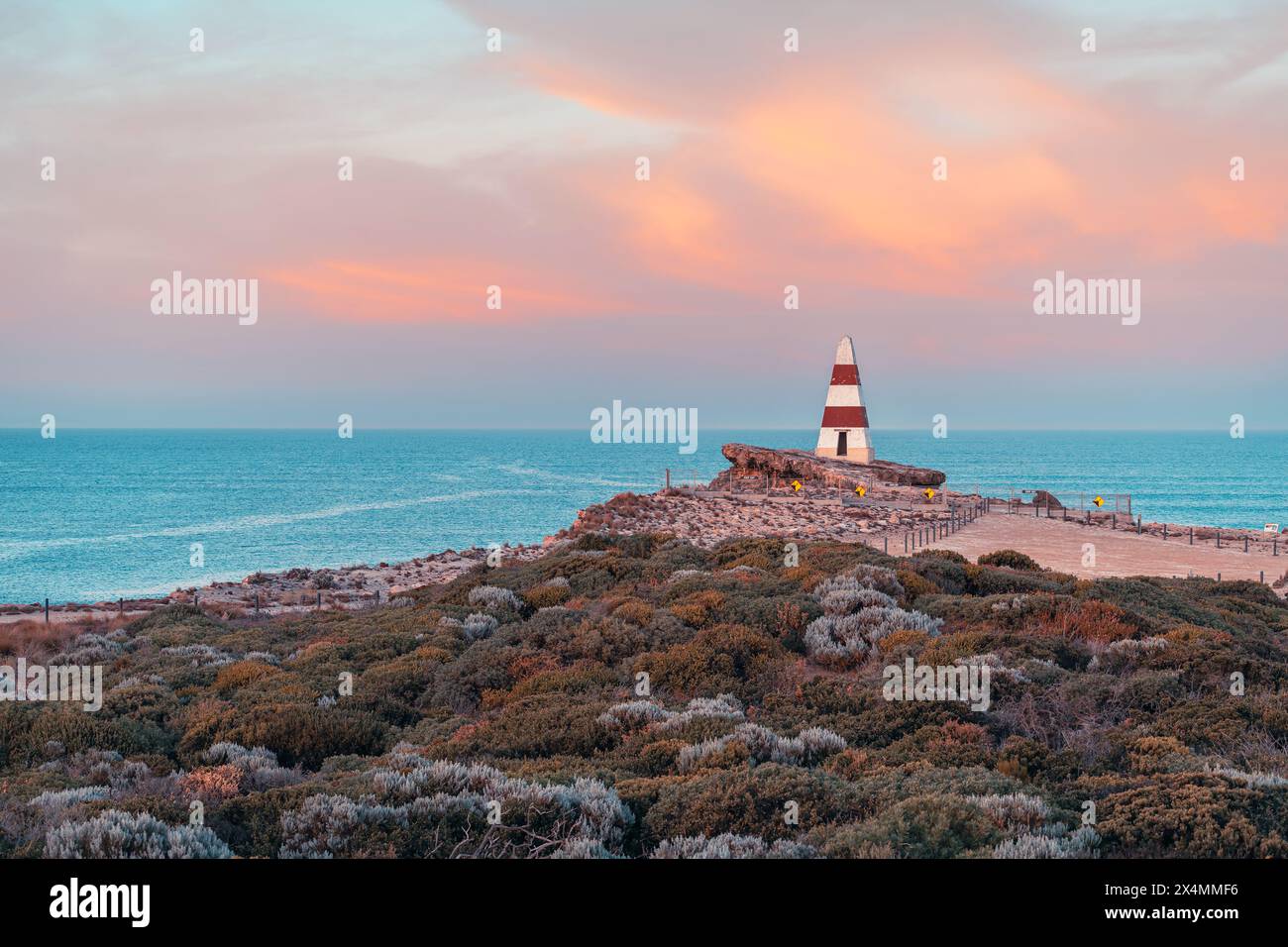 Iconic Robe Obelisk at sunrise, Cape Dombey, Limestone Coast, South ...