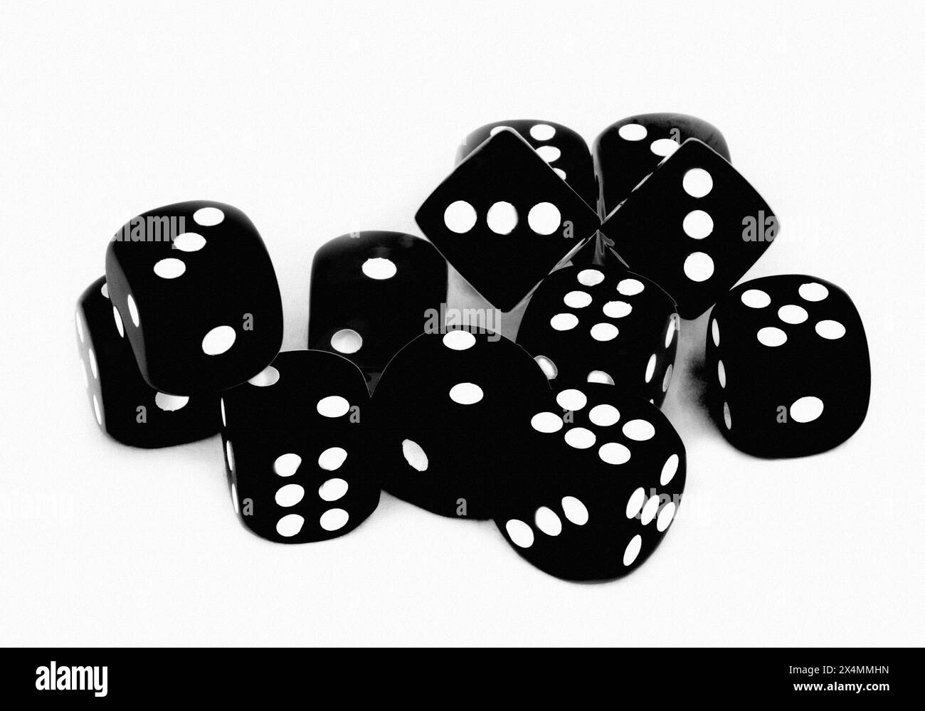 close up of color dice isolated on white background Stock Photo - Alamy