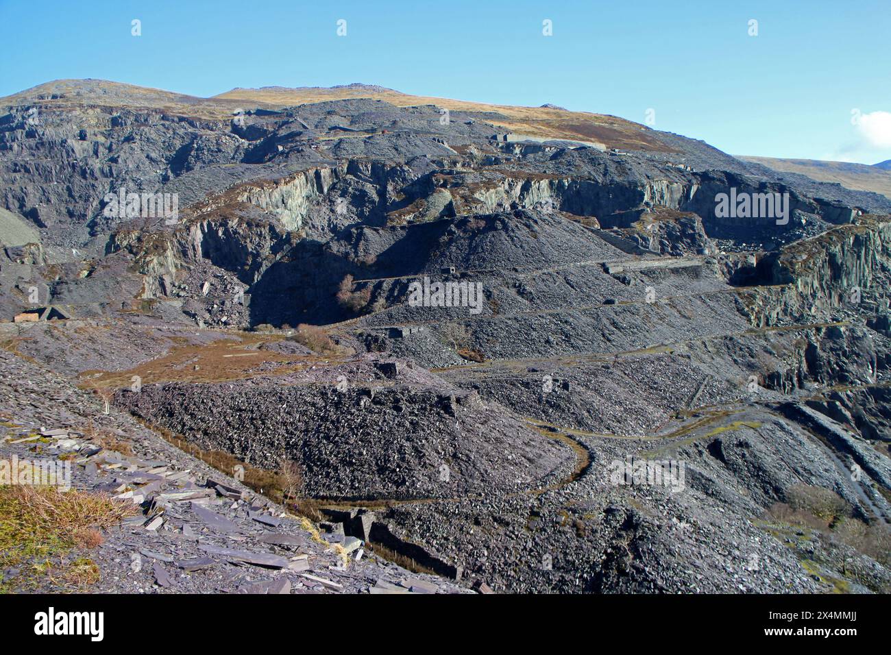 Dinorwig slate quarry, Snowdonia Stock Photo - Alamy