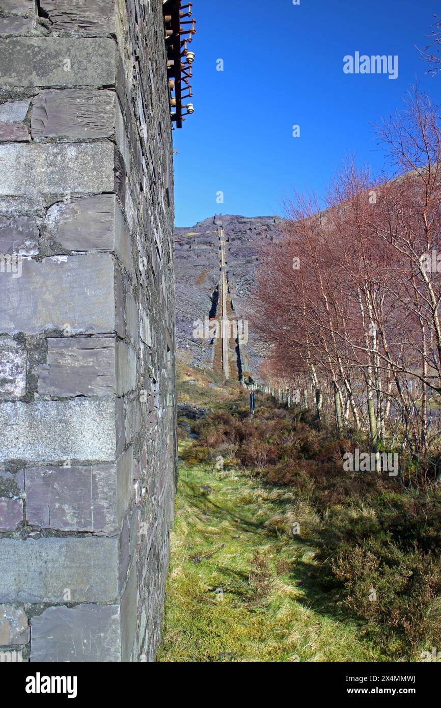 Dinorwig slate quarry, Snowdonia Stock Photo - Alamy