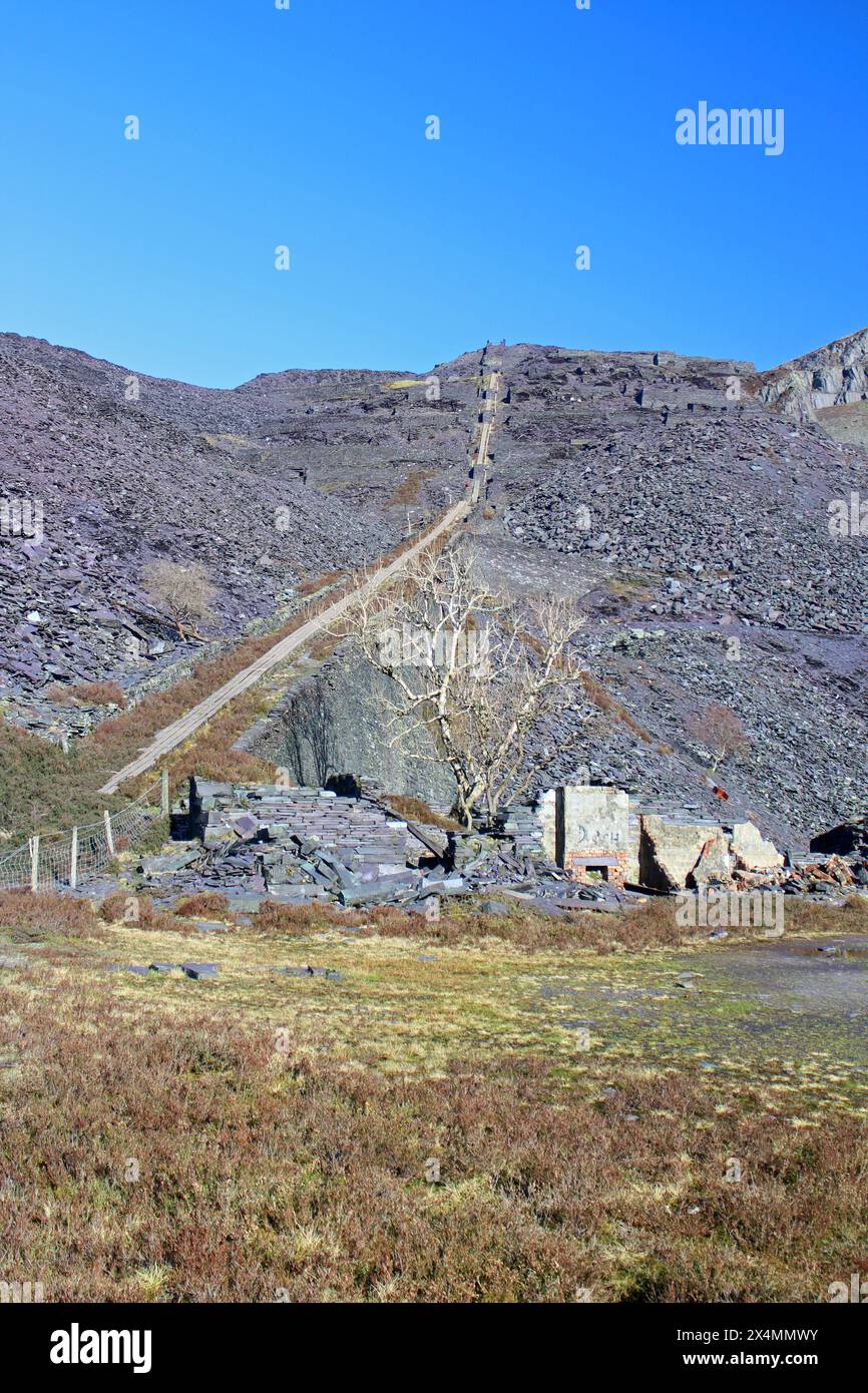 Dinorwig slate quarry, Snowdonia Stock Photo - Alamy