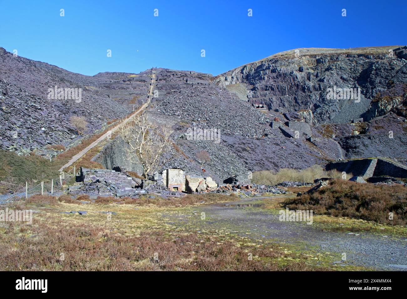 Dinorwig slate quarry, Snowdonia Stock Photo - Alamy