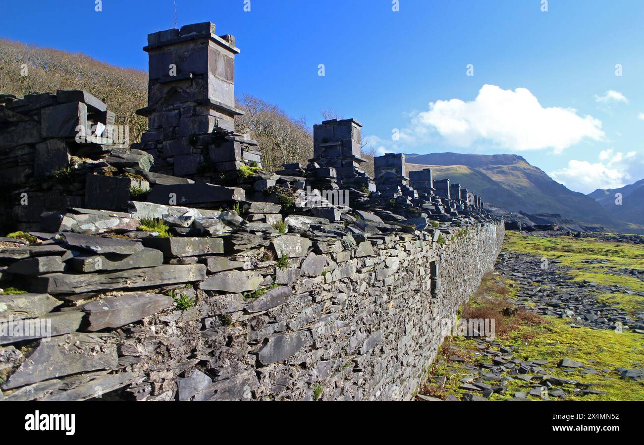 Dinorwig slate quarry, Snowdonia Stock Photo - Alamy