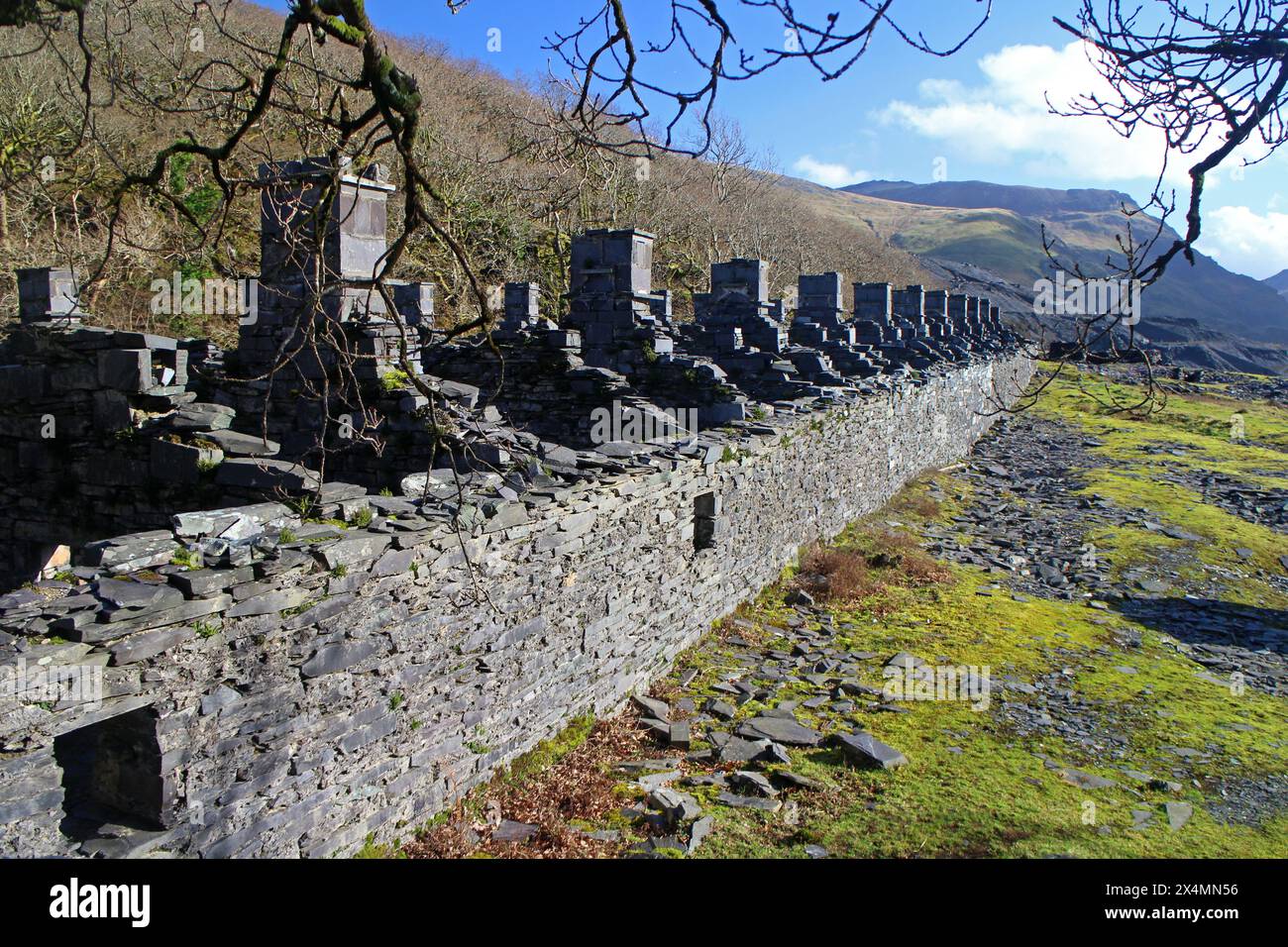 Dinorwig slate quarry, Snowdonia Stock Photo - Alamy