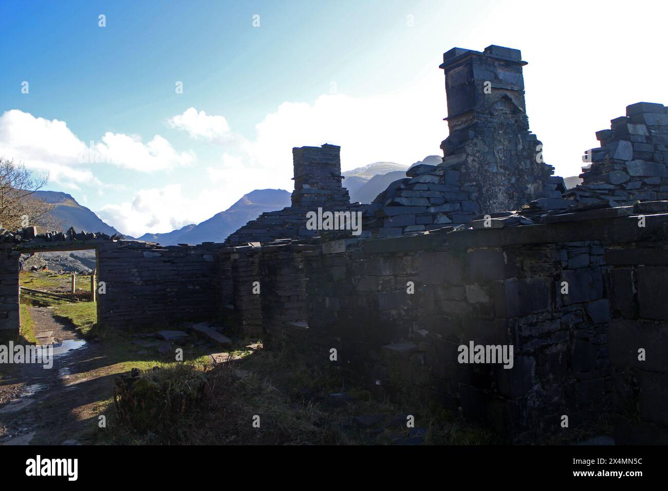 Dinorwig slate quarry, Snowdonia Stock Photo - Alamy