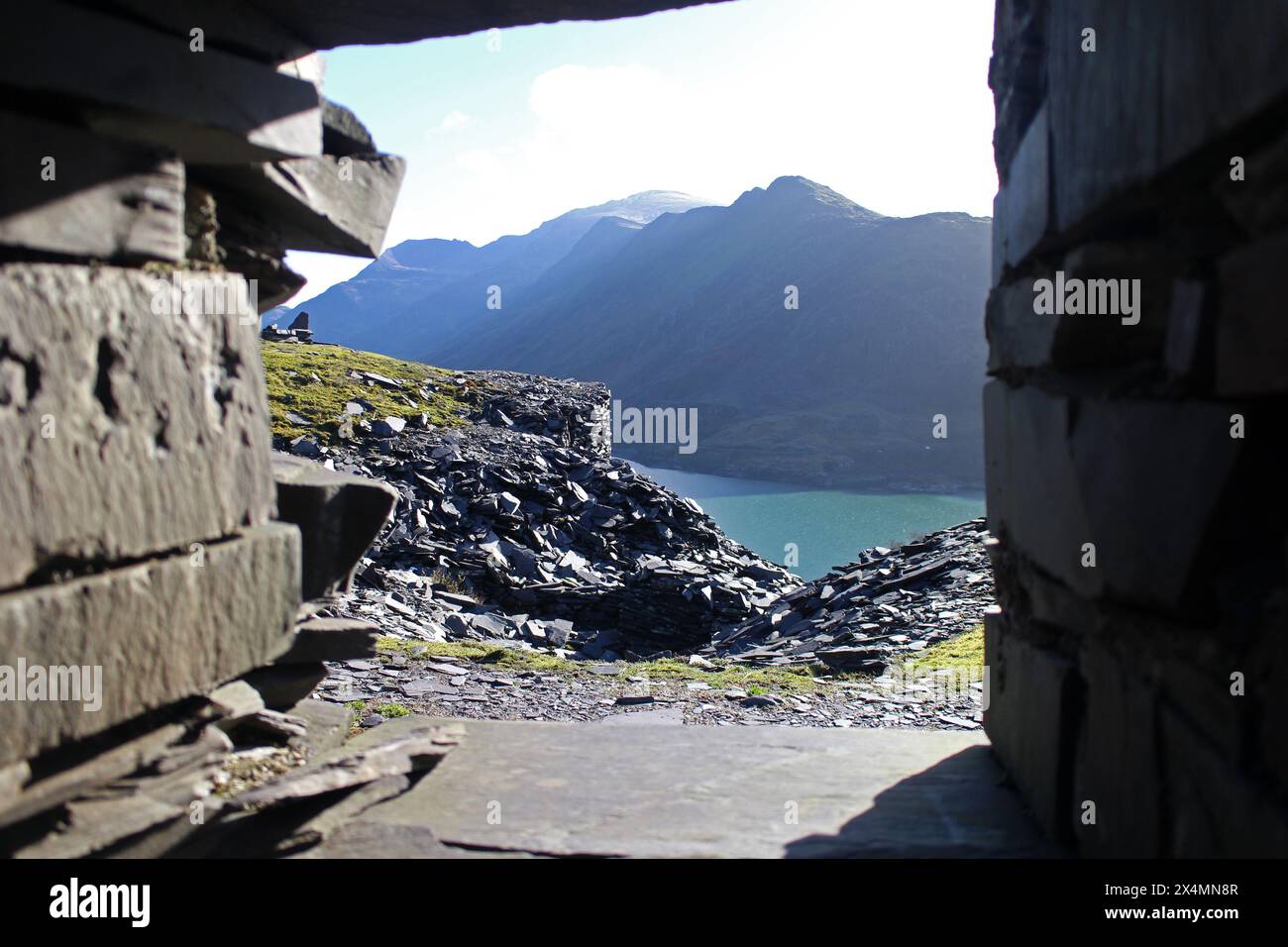 Dinorwig slate quarry, Snowdonia Stock Photo - Alamy