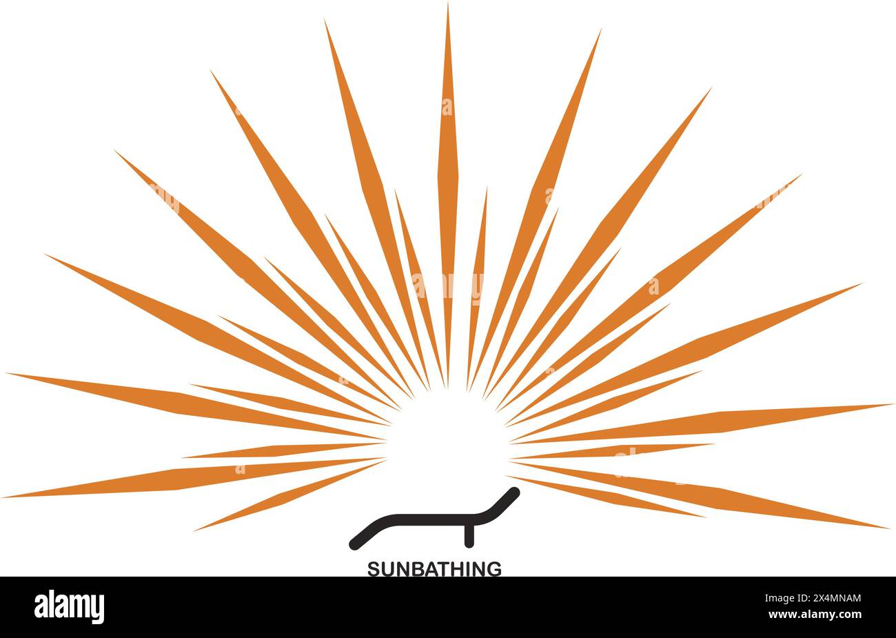 Umbrella sun beach people not france Stock Vector Images - Alamy