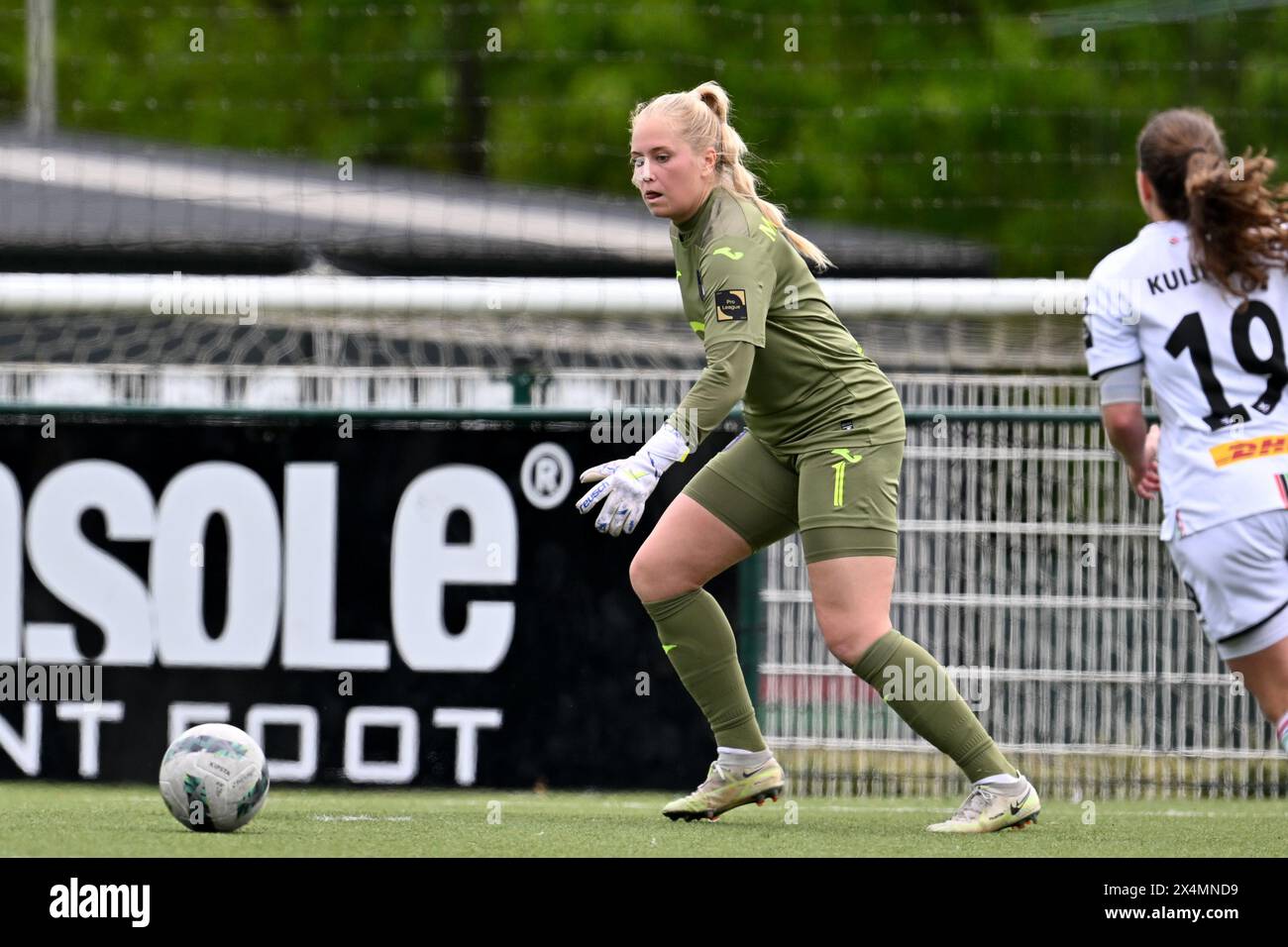 goalkeeper Milla Majasaari (1) of Anderlecht pictured during a female ...