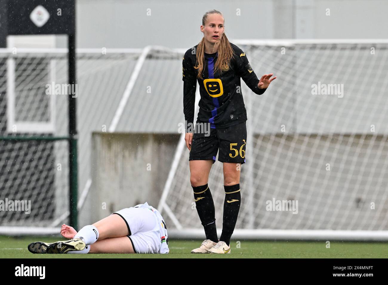 Juliette Vidal (56) of Anderlecht pictured during a female soccer game ...