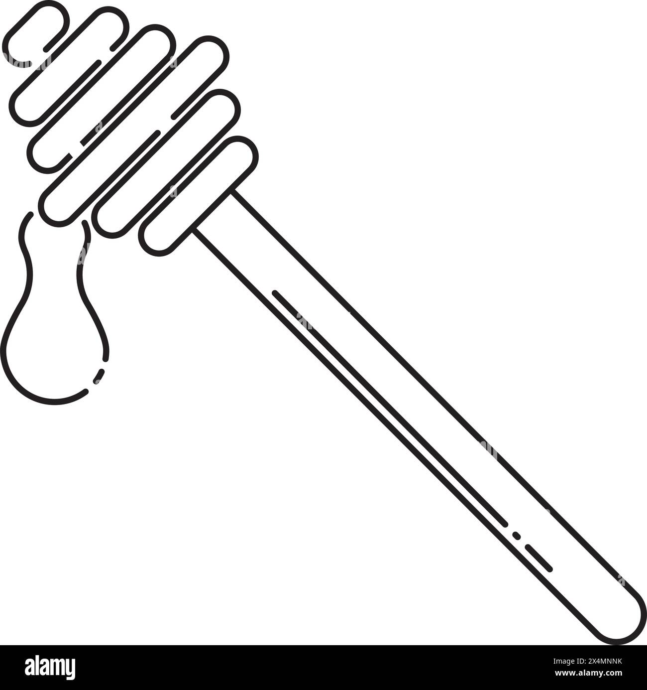 Honey Dipper Icon Vector Illustration Symbol Design Stock Vector Image